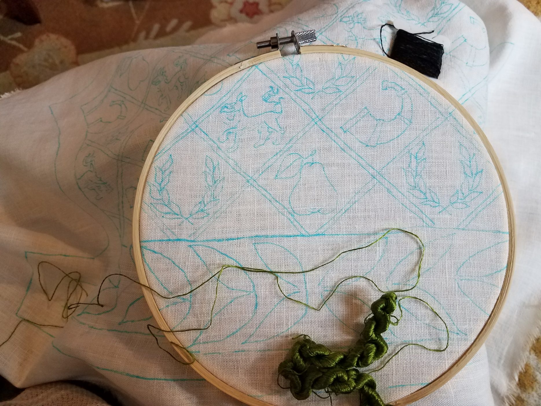 Tudor Blackwork Partlet – Wodehalle’s Musings